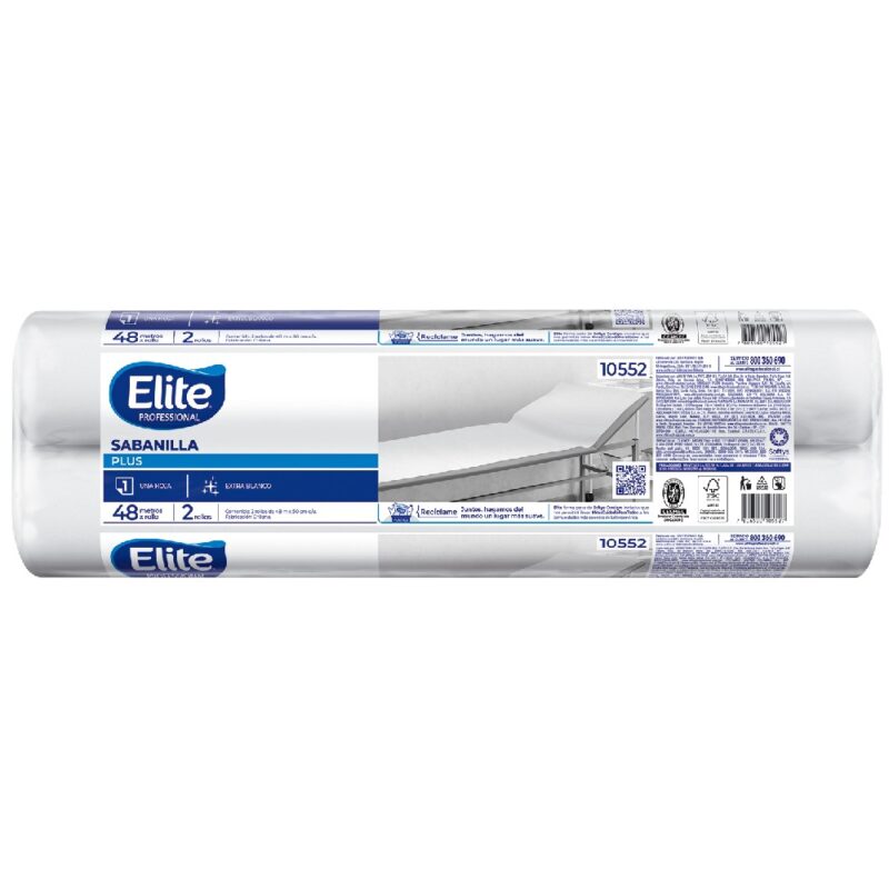 Sabanilla Economica Elite 48 m – Paq 2 Rollos - Comercial Agustin