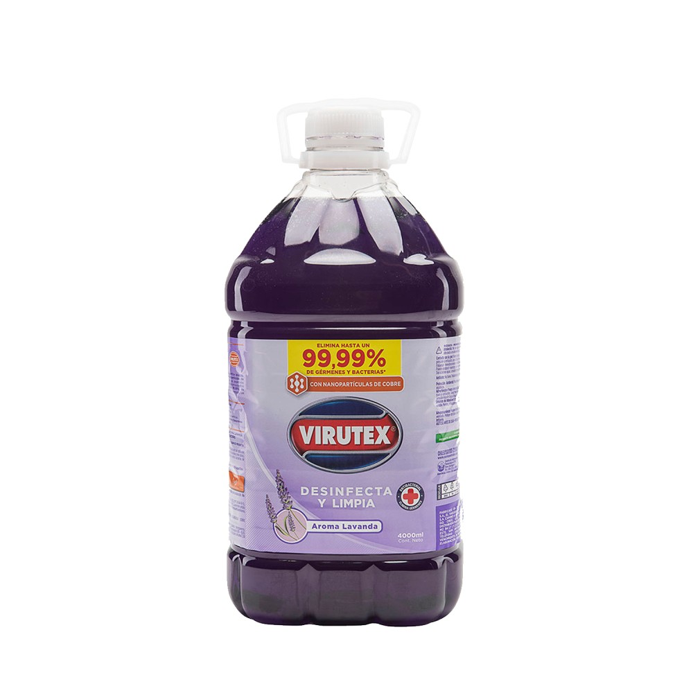 Limpiador M/Uso Virutex Part Cobre Lavanda 4L - Comercial Agustin